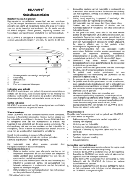 Dilapan-S® - Medical Dynamics