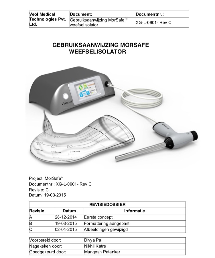 Morcellatie zak - Morsafe - Medical Dynamics