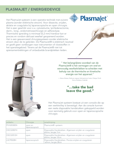 Plasmajet - Medical Dynamics